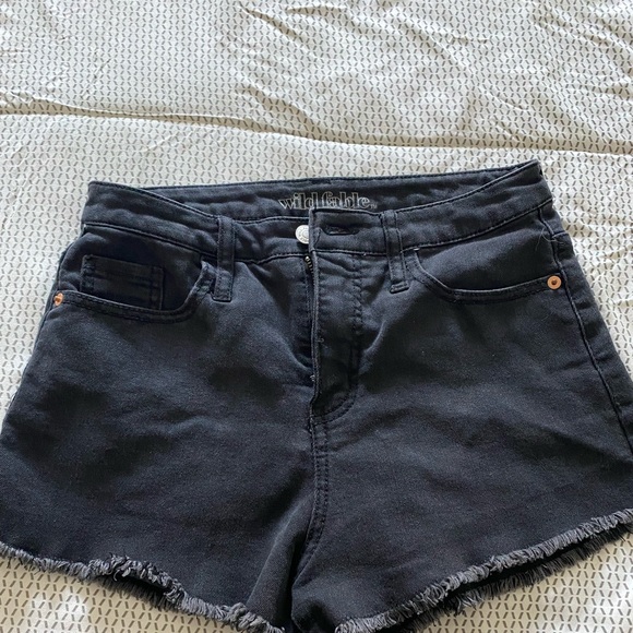 Target | Shorts | 4 Black High Waisted Jean Shorts | Poshmark